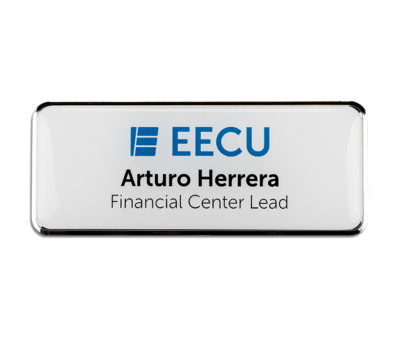 Executive Name Badges - Metal Name Tags - World Emblem | World Emblem