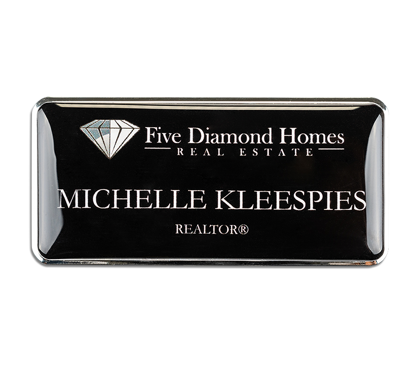 Executive Name Badges - Metal Name Tags - World Emblem | World Emblem