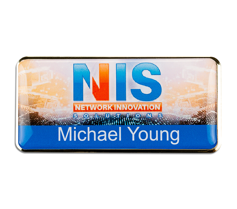 Executive Name Badges - Metal Name Tags - World Emblem | World Emblem