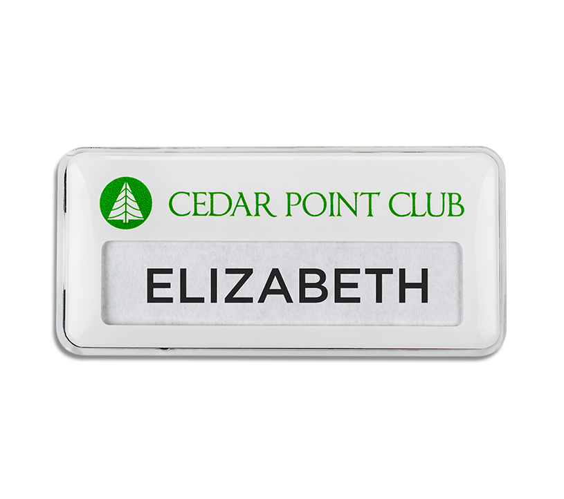 Reusable Name Badges - Magnetic Backing - World Emblem | World Emblem