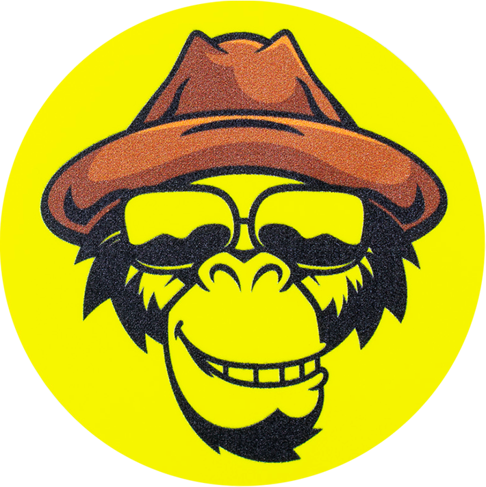 Fluorescent Stickers | World Emblem